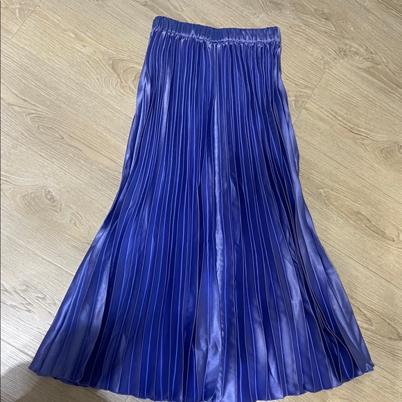 ASOS | Skirts | Asos Royal Blue Aline Pleated Skirt | Poshmark